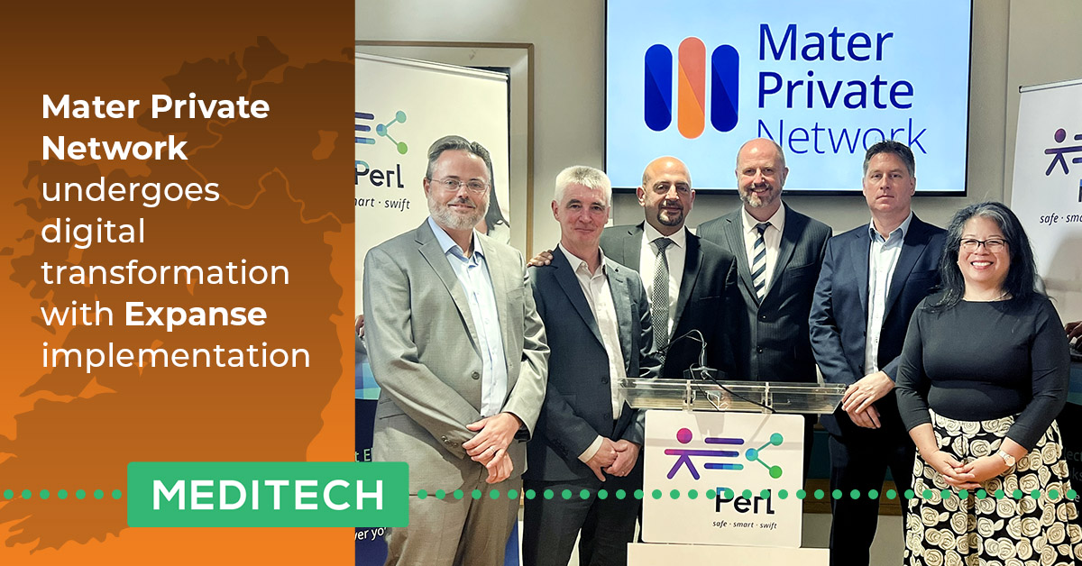 Mater Private Network digital transformation underway with Expanse implementation launch | MEDITECH